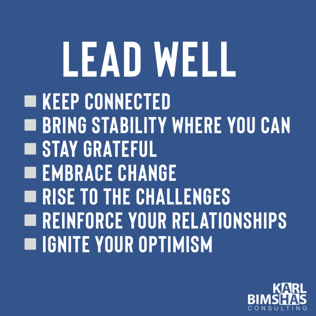 Lead Well - Karl Bimshas Consulting